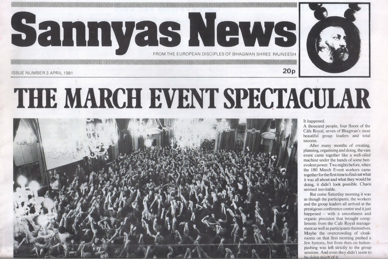 The March Event that shook up London in 1981 | Osho News