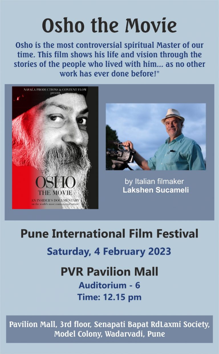 Italian sannyasi’s documentary on Osho to be screened at Pune Film ...